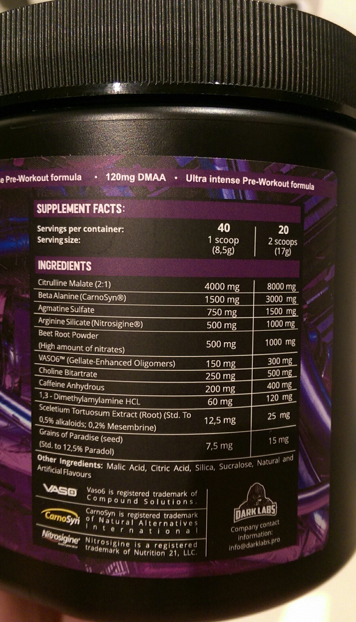 Dark Labs - Crack Review ~ Fitness-Freunde.net